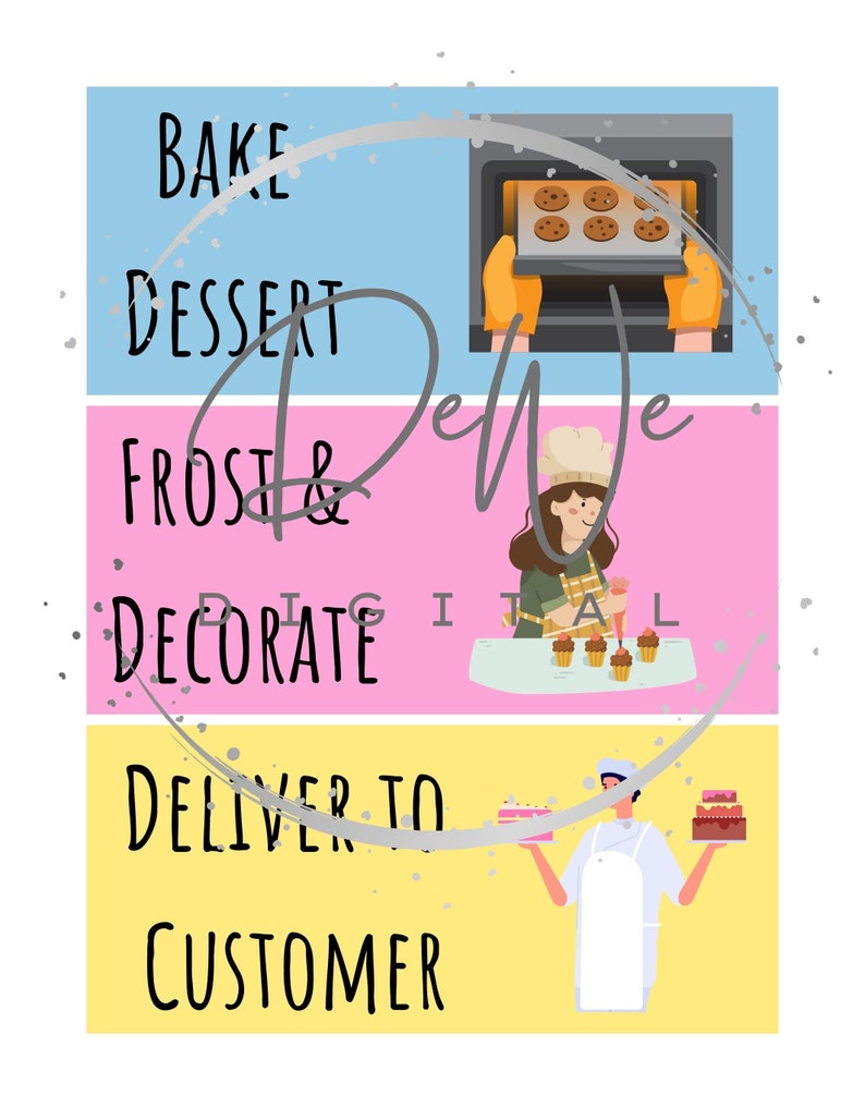 Bakery Dramatic Play 15 Page Instant Download, Baker Pretend Play ...