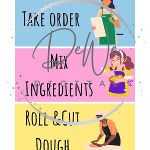 Bakery Dramatic Play 15 Page Instant Download, Baker Pretend Play ...