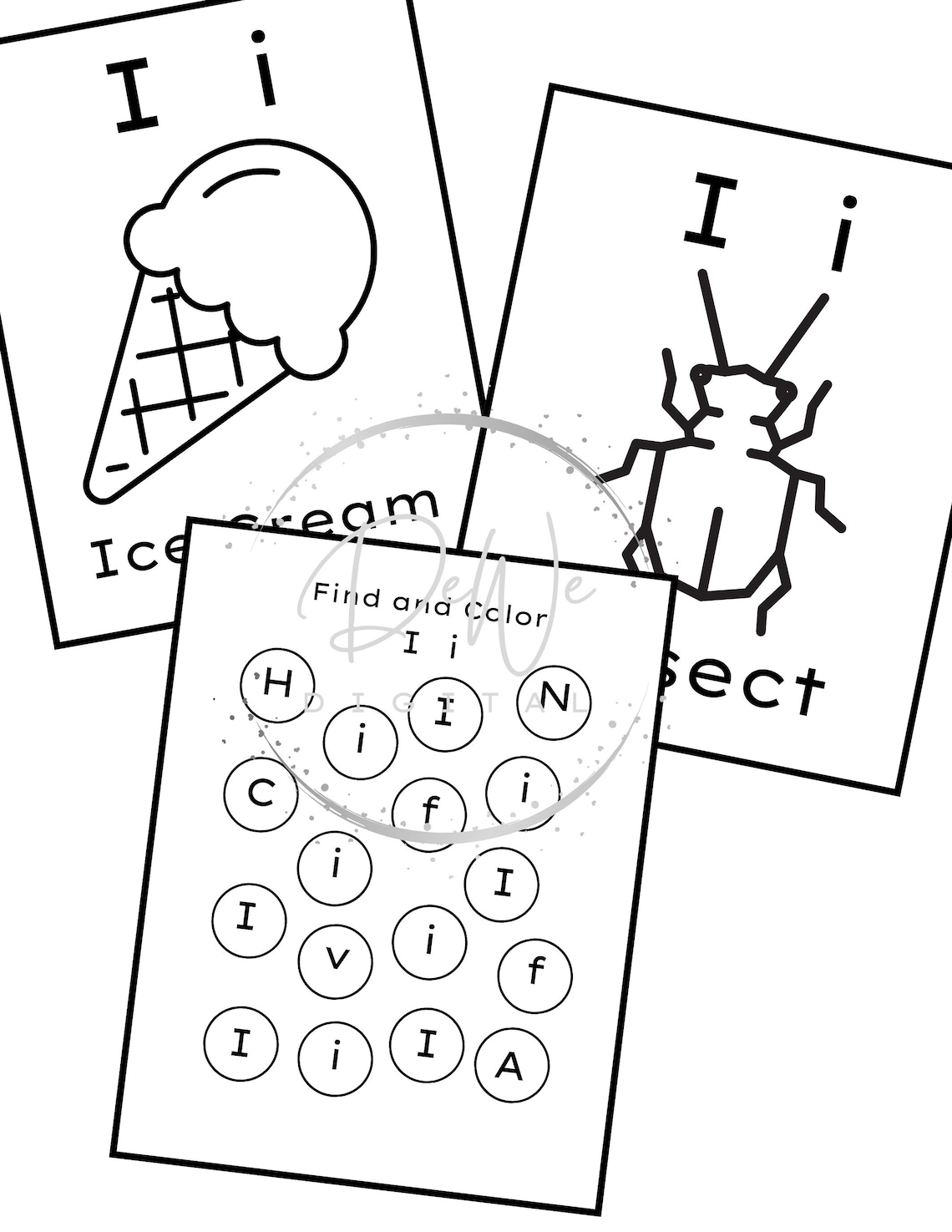 Letter I Worksheets, Alphabet Worksheets, Preschool Worksheets ...