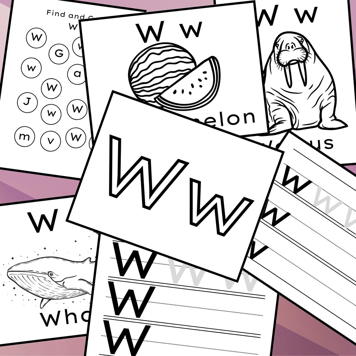 Alphabet Worksheets, Preschool Worksheets, Homeschool Worksheet, Letter ...