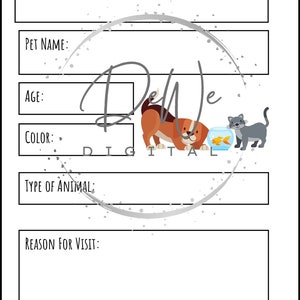 Vet Dramatic Play Bundle 14 Pages Digital Download, Vet Pretend Play ...