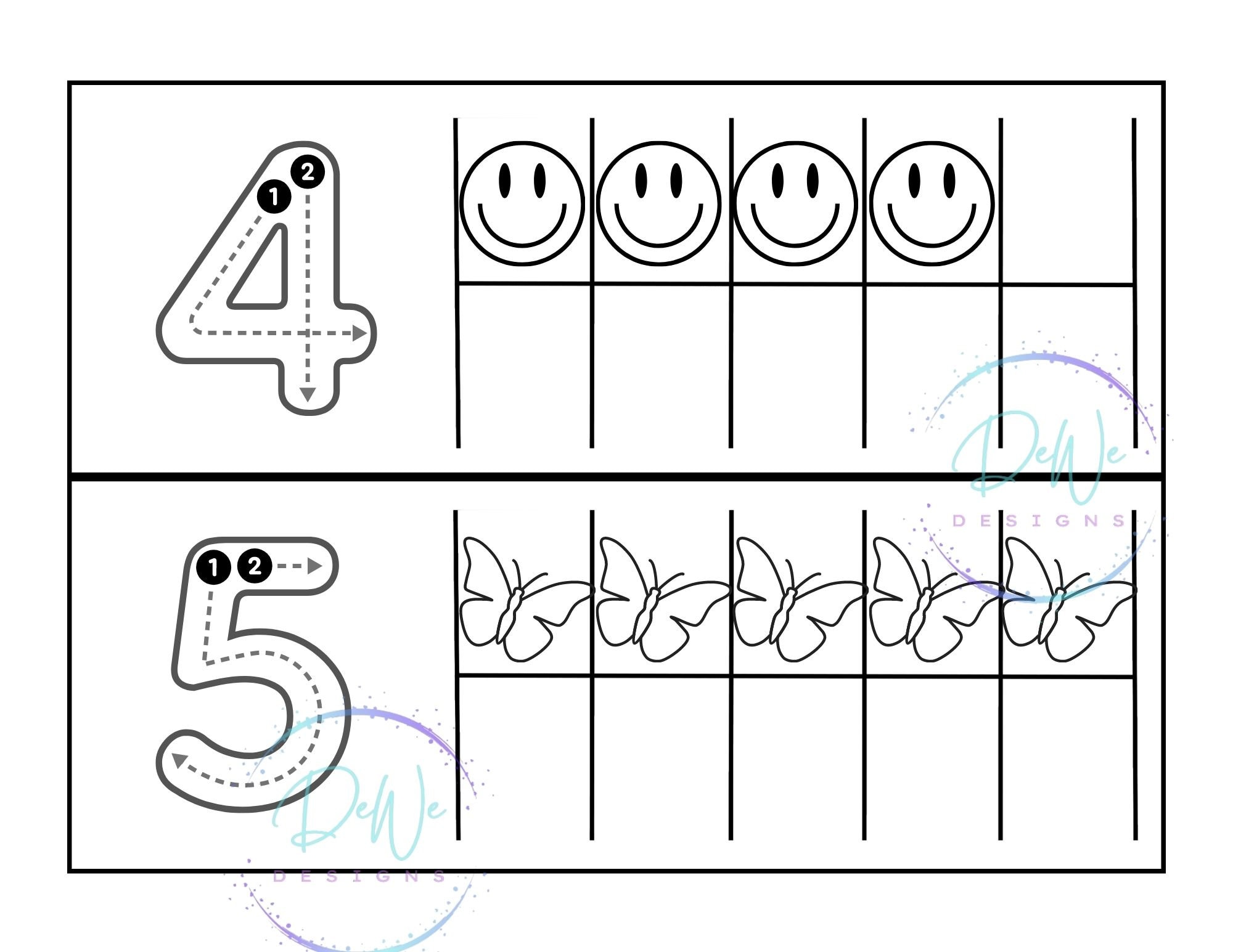 One to One Counting Book, My First Counting Book, Counting, Coloring ...