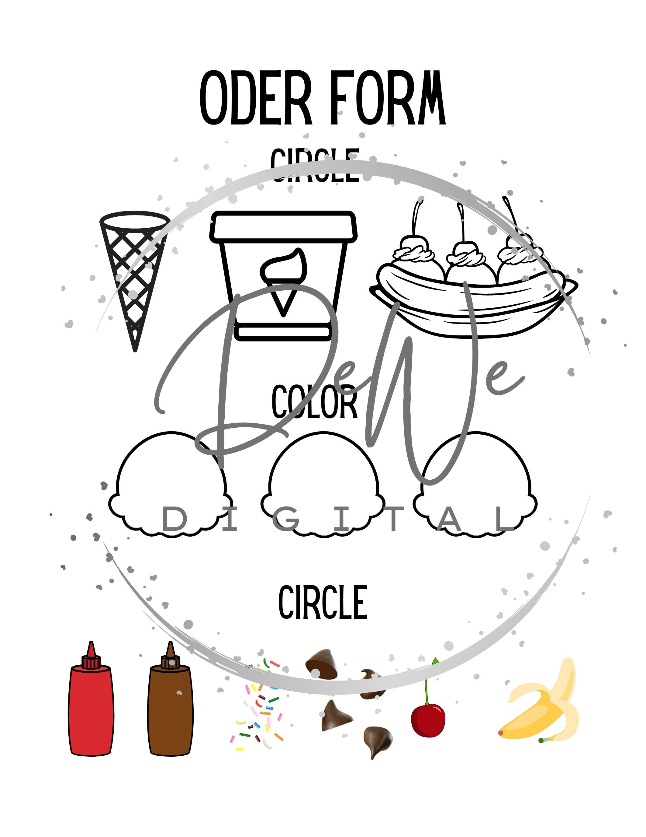 Ice Cream Shop Dramatic Play Digital Download, Preschool Center ...