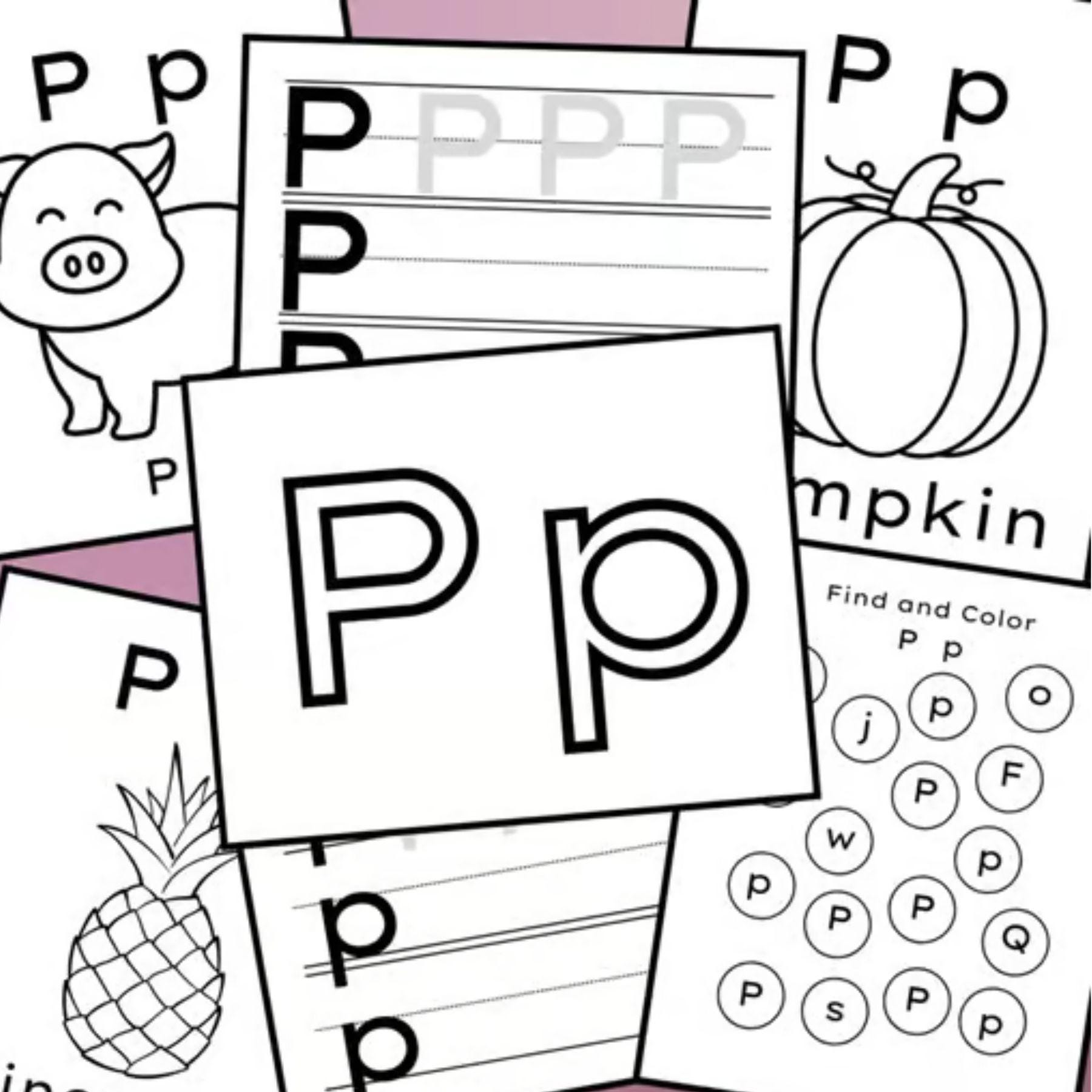 BIG BUNDLE Alphabet Worksheets, Preschool Homeschool Kindergarten ...