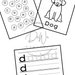 Letter D Worksheets, Alphabet, Letters, Coloring Pages, Preschool ...