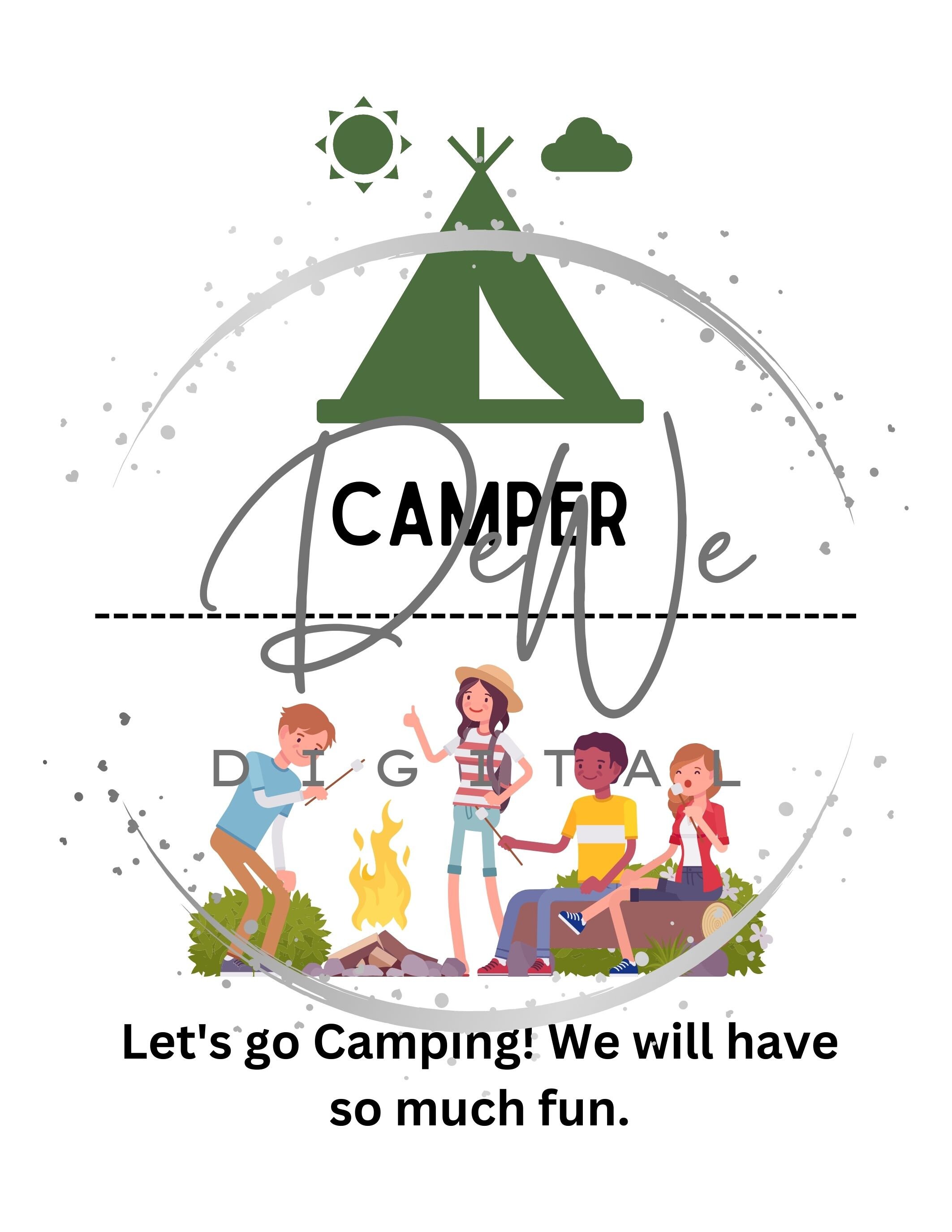 Camping Dramatic Play Bundle Digital Download, Play Planning Badges ...