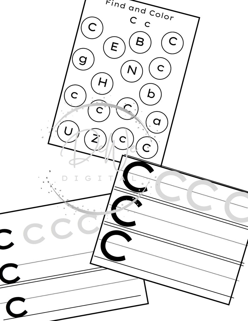 Letter C Worksheets, Alphabet Worksheet, Letter Worksheets, Coloring ...