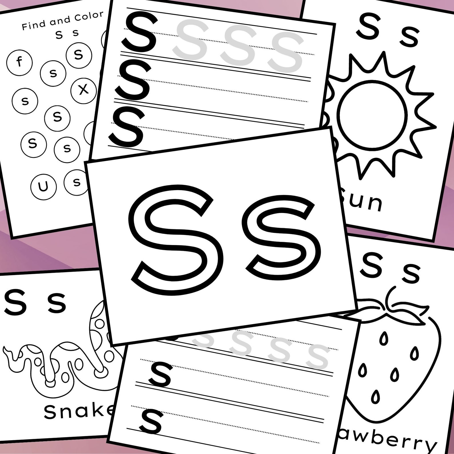 Alphabet Worksheets, Preschool Worksheets, Homeschool Worksheet, Letter ...