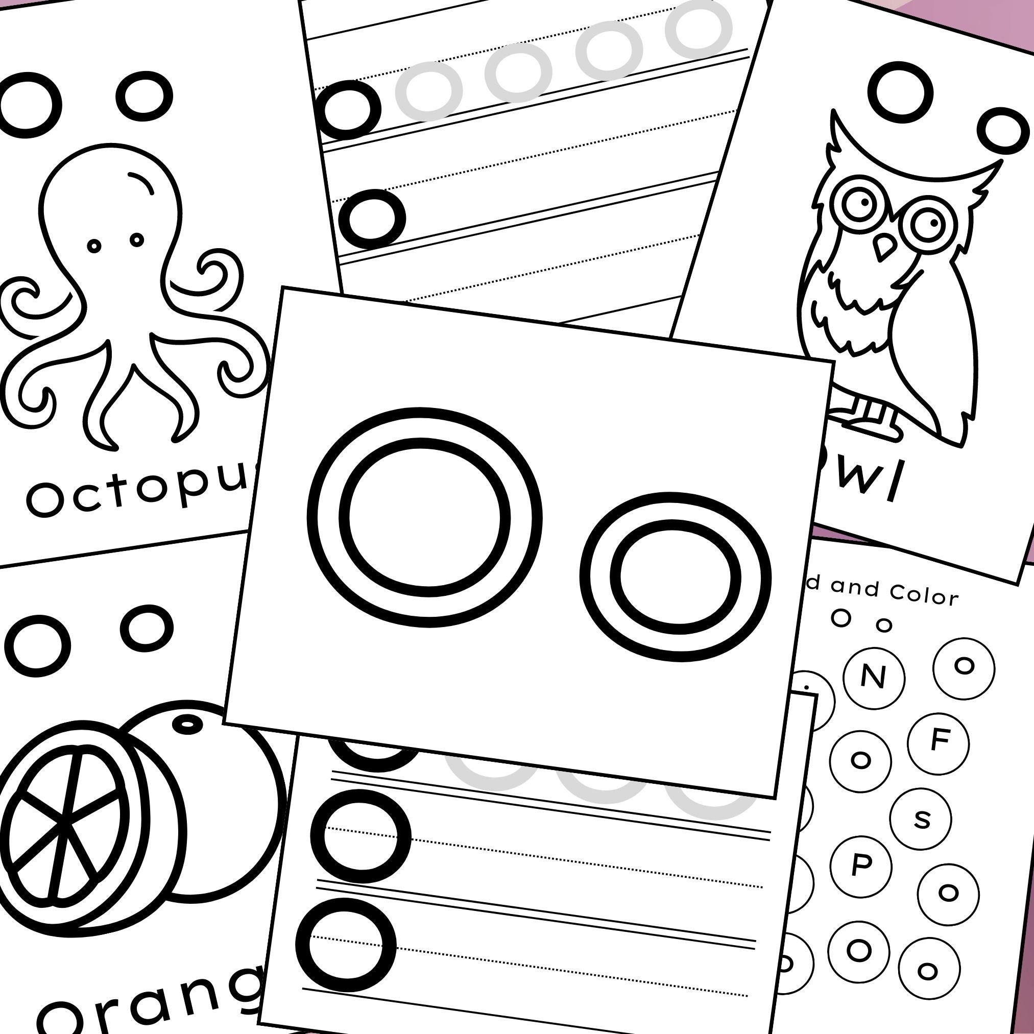 Letter O Worksheets, Alphabet Worksheets, Preschool Worksheets ...