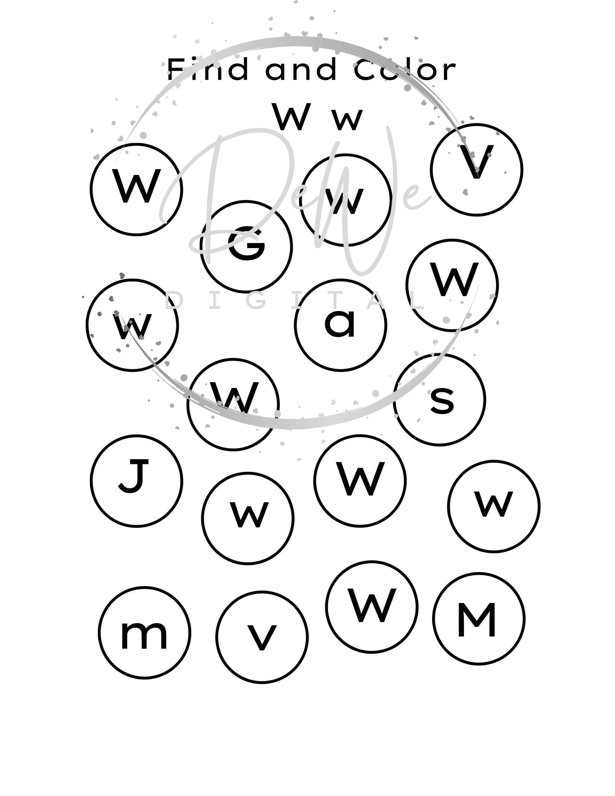 Alphabet Worksheets, Preschool Worksheets, Homeschool Worksheet, Letter ...