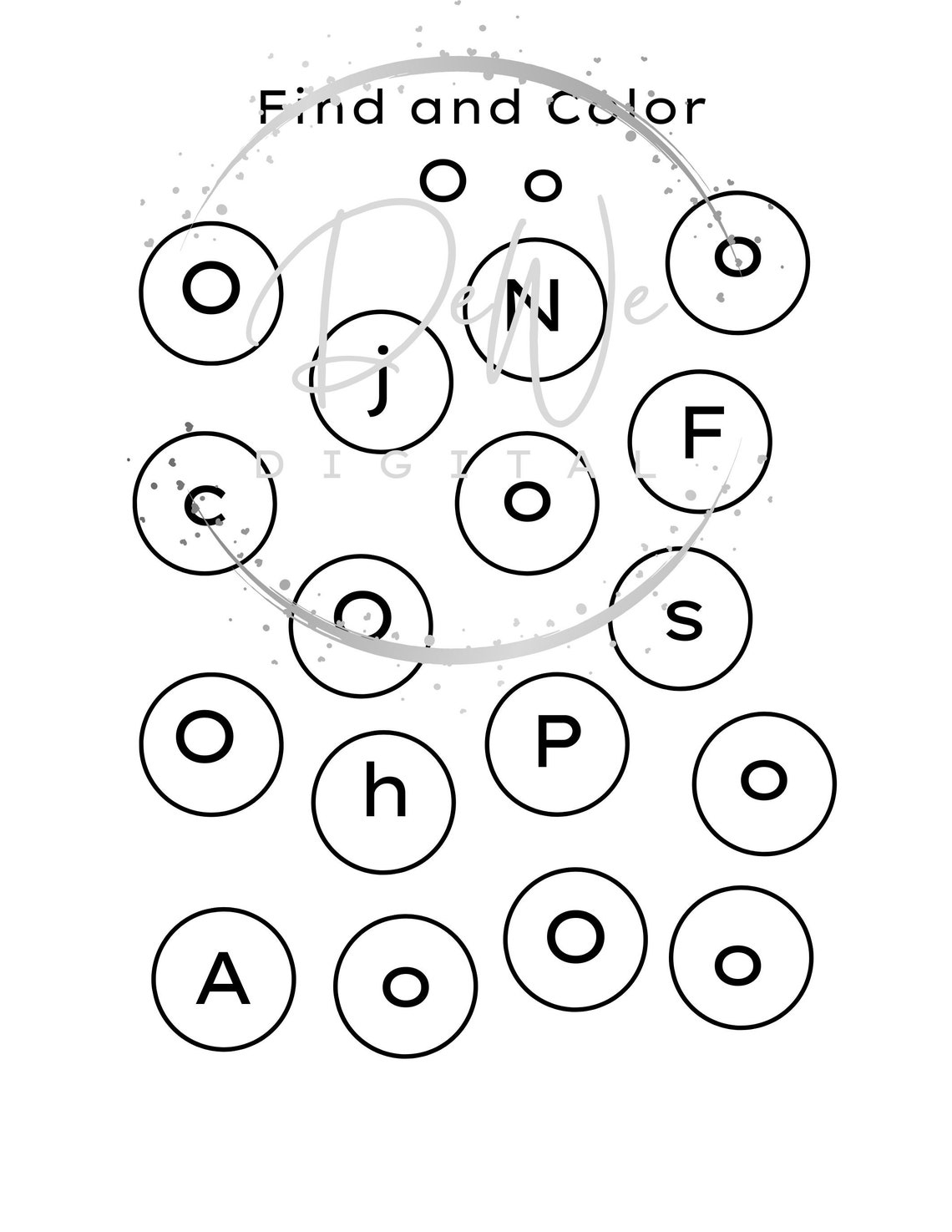Letter O Worksheets, Alphabet Worksheets, Preschool Worksheets ...