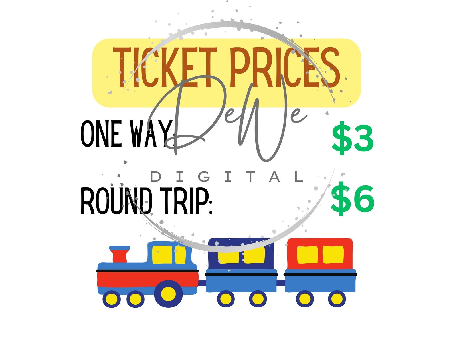 Dramatic Play Train Station, Preschool Pretend Play Download ...