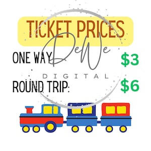 Dramatic Play Train Station, Preschool Pretend Play Download ...