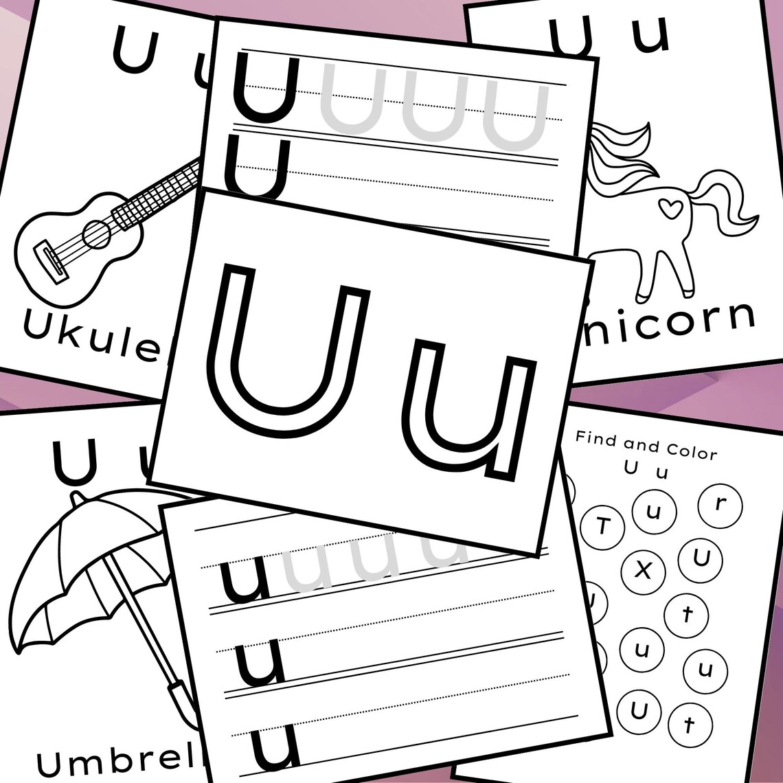 Alphabet Worksheets, Preschool Worksheets, Homeschool Worksheet, Letter ...