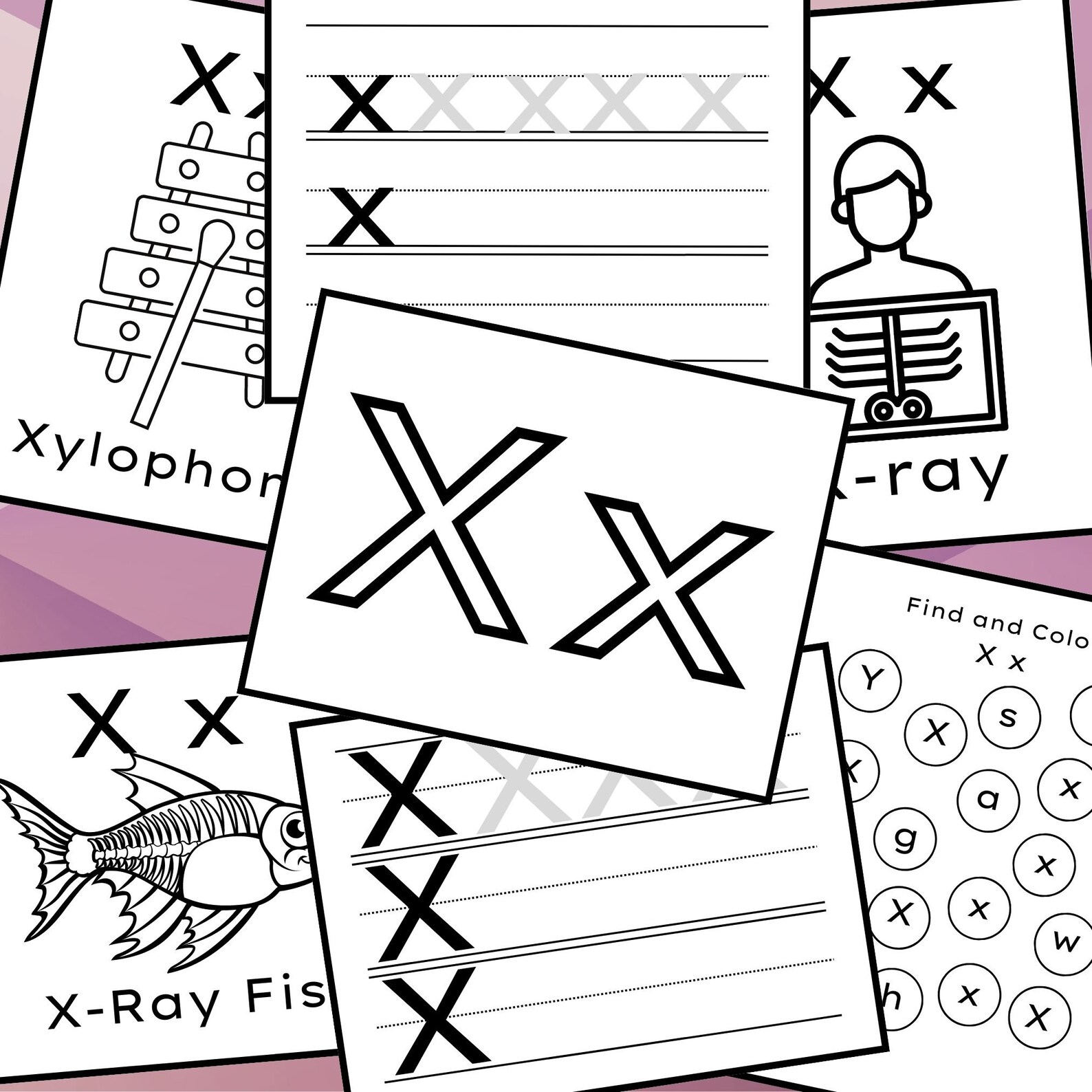 Alphabet Worksheets, Preschool Worksheets, Homeschool Worksheet, Letter ...