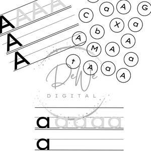 Letter A Worksheets, Alphabet, Letters, Coloring Pagers, Preschool ...