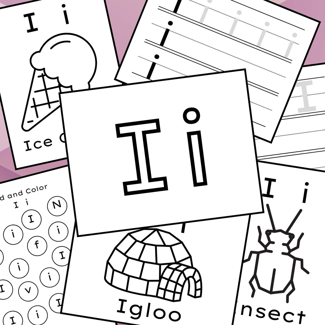 Letter I Worksheets, Alphabet Worksheets, Preschool Worksheets ...