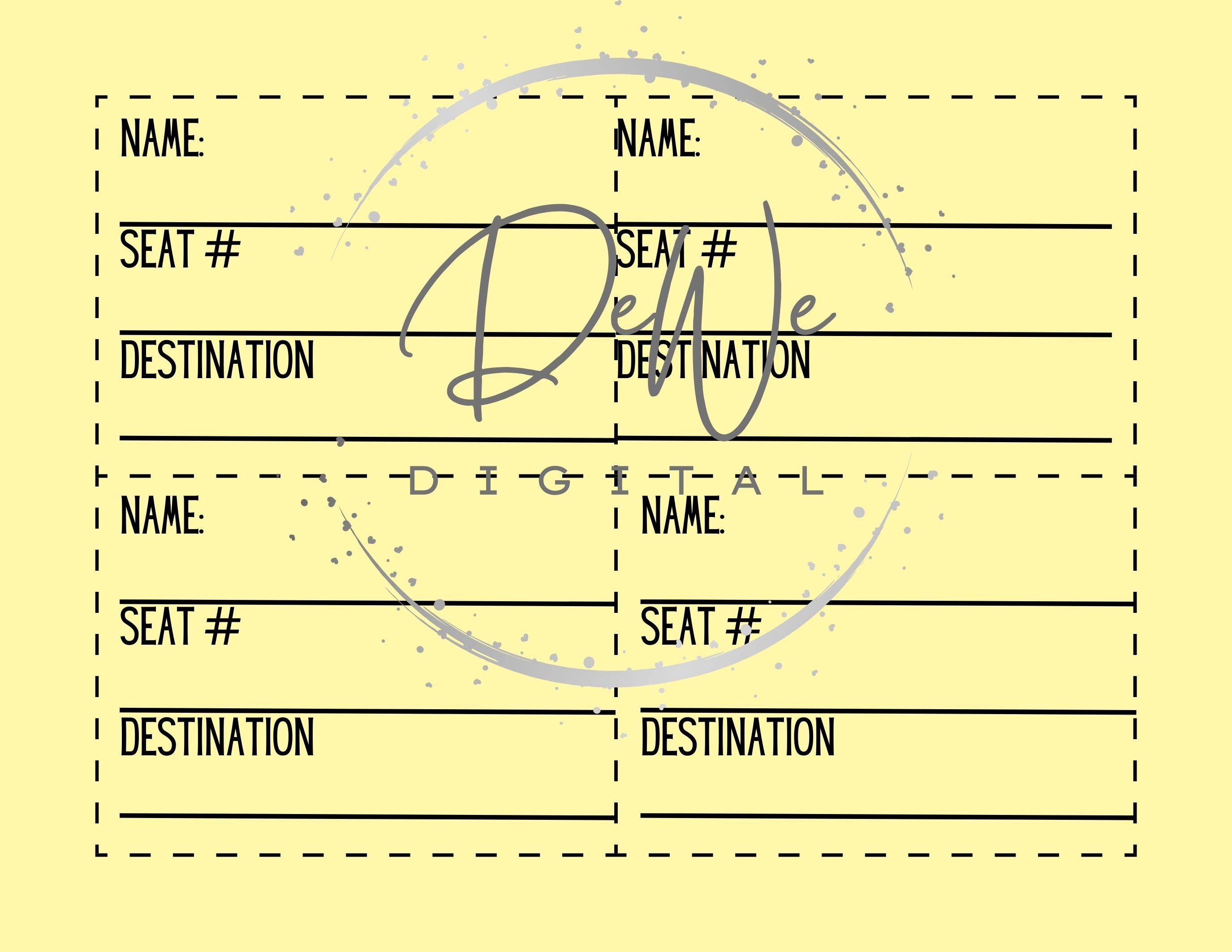 Dramatic Play Train Station, Preschool Pretend Play Download ...