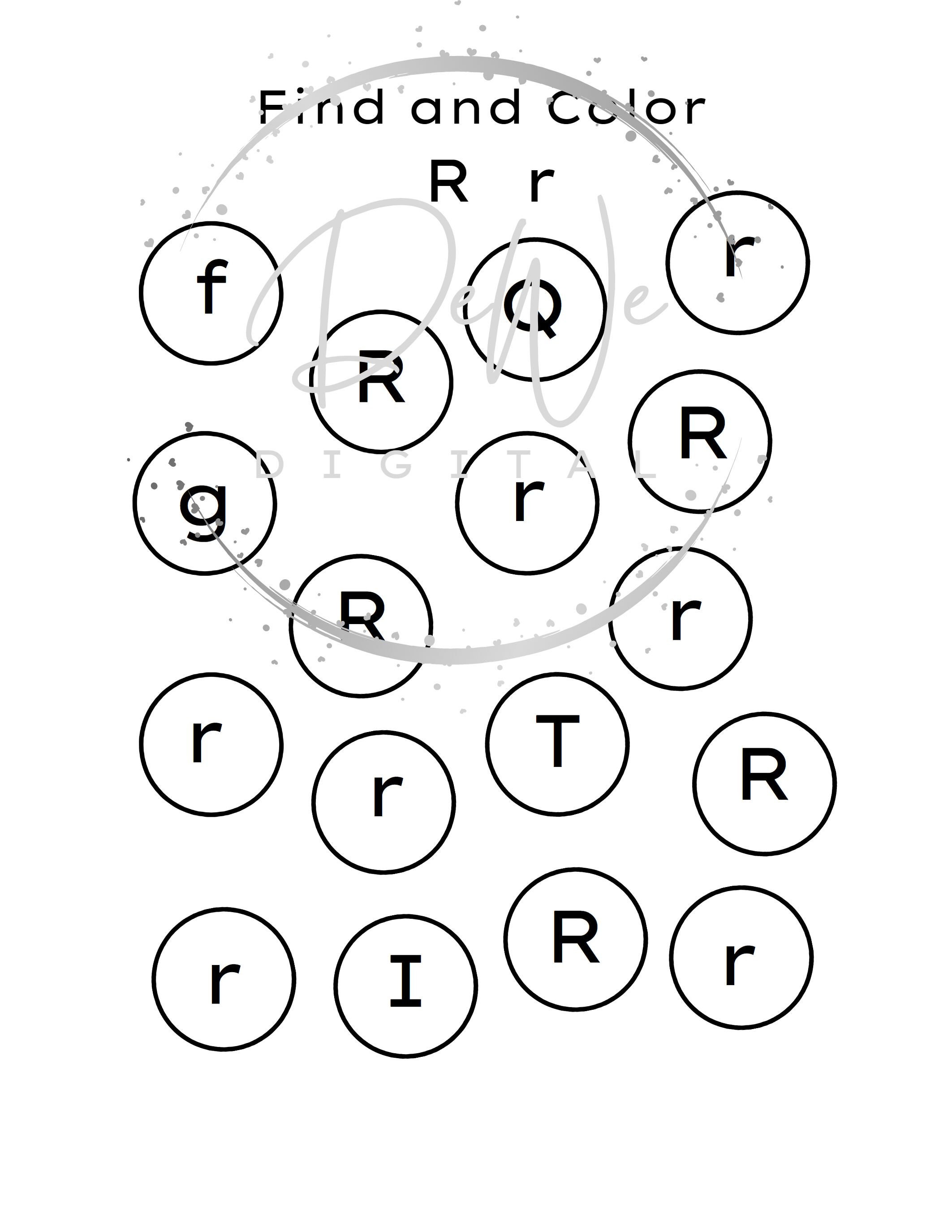 Letter R Worksheets, Alphabet Worksheets, Preschool Worksheets ...