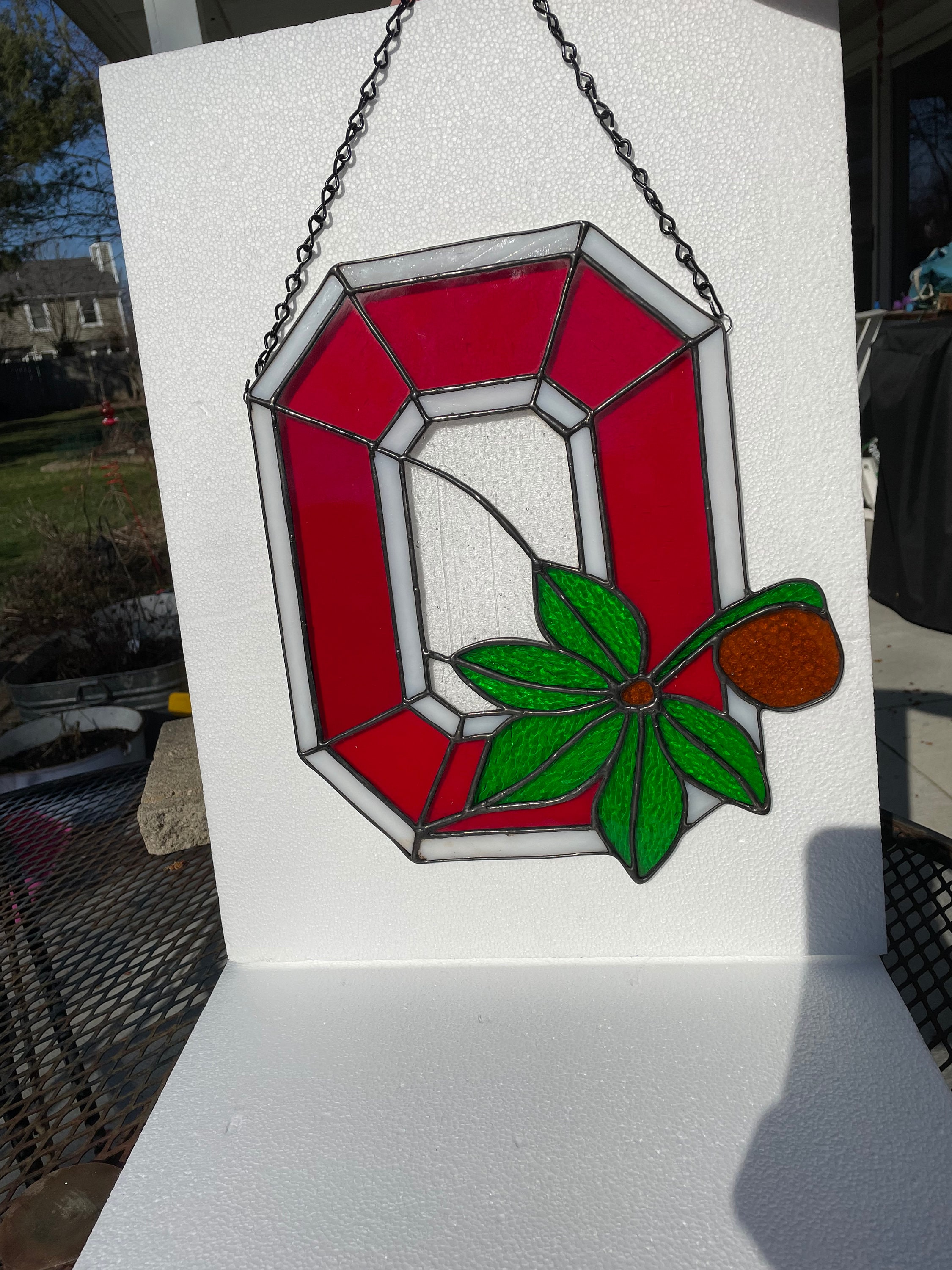 OSU Block O With Buckeye - Etsy