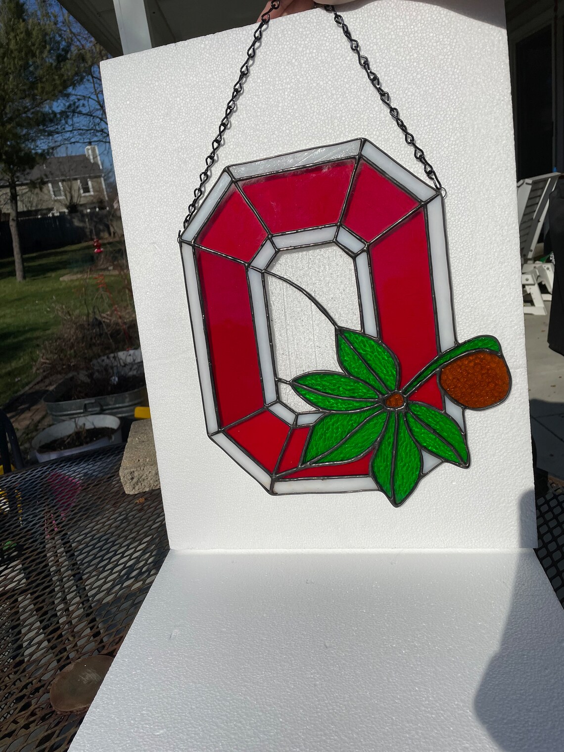 OSU Block O With Buckeye - Etsy