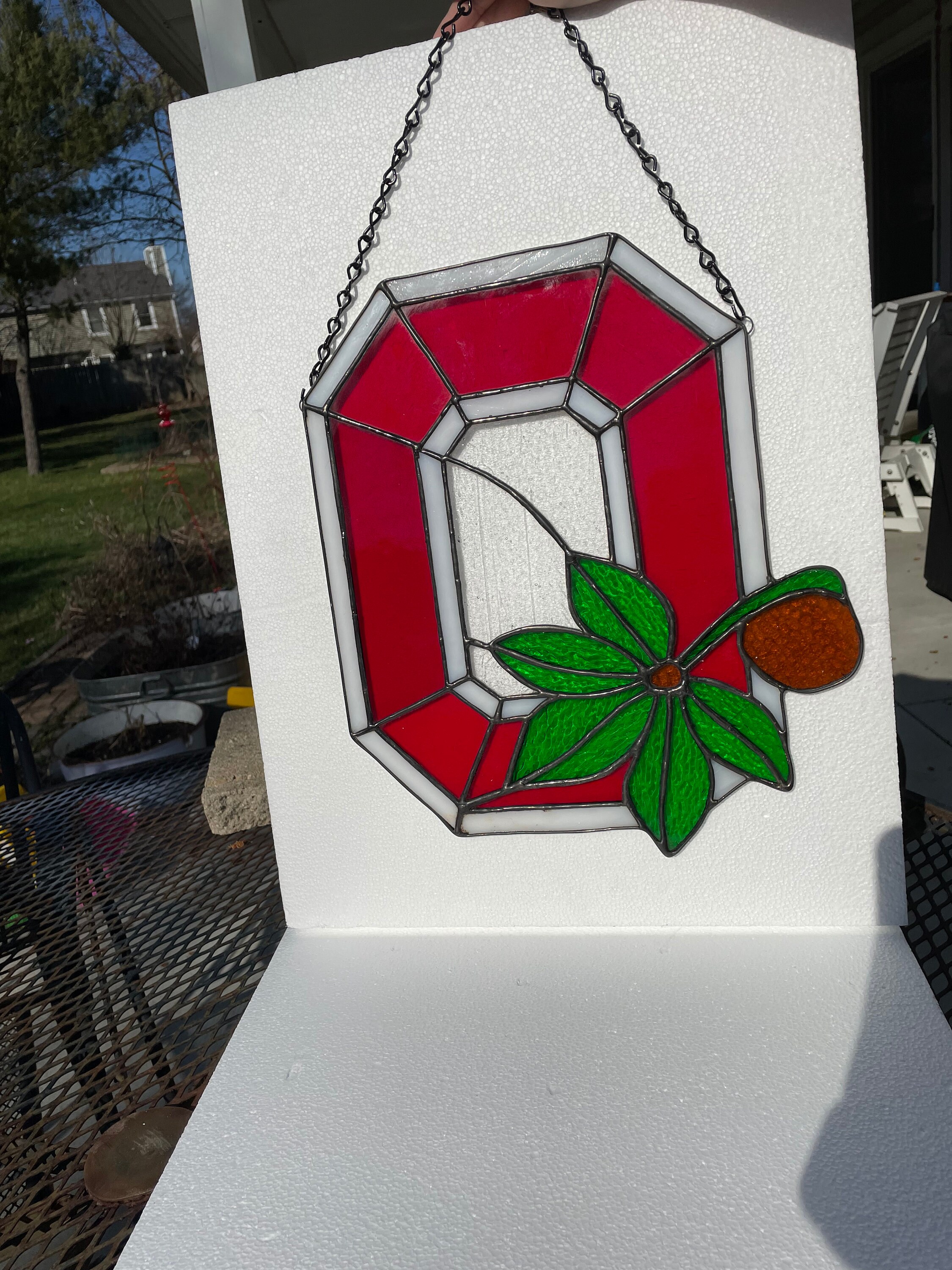 OSU Block O With Buckeye - Etsy