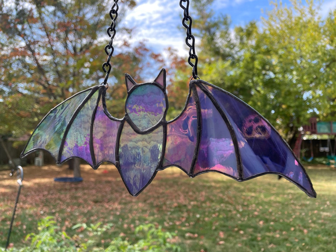 Stained Glass Bat - Etsy