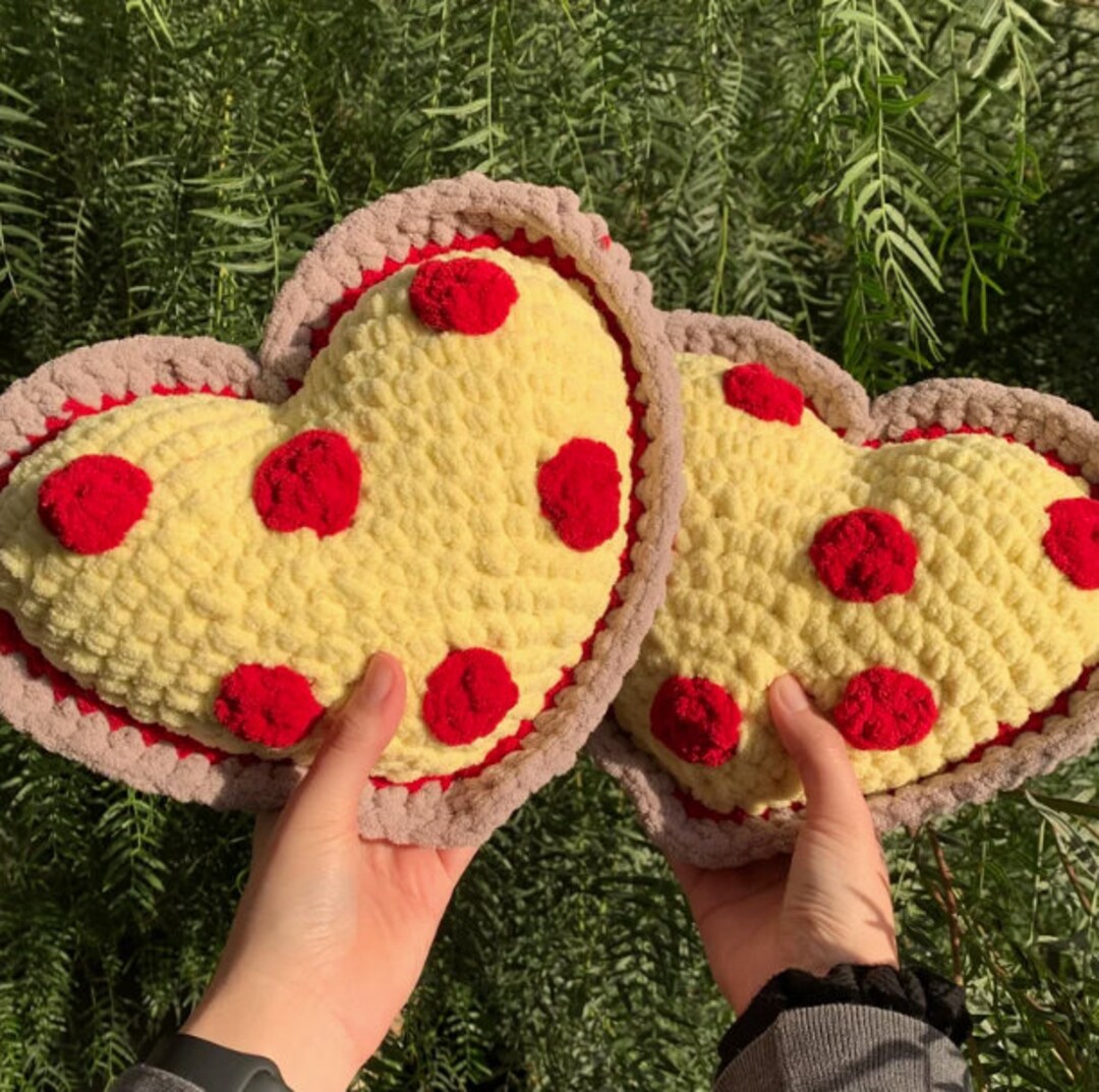Pizza Hearts Plushies - Etsy