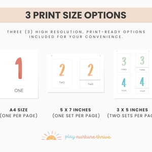 Montessori Numbers, 1-20 Printable Flashcards, Preschool Numbers ...