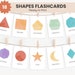 Montessori Shapes, 18 Shapes Printable Flashcards, Preschool Shapes ...