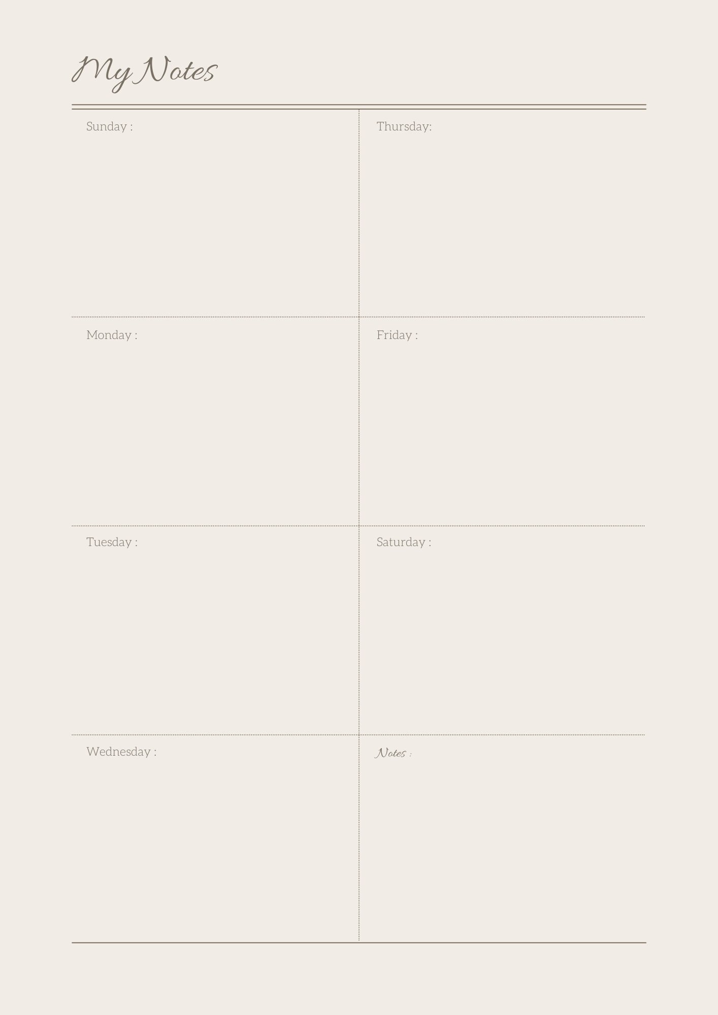 Daily Schedule Journal Digital Journal Instant Download Printable Daily ...