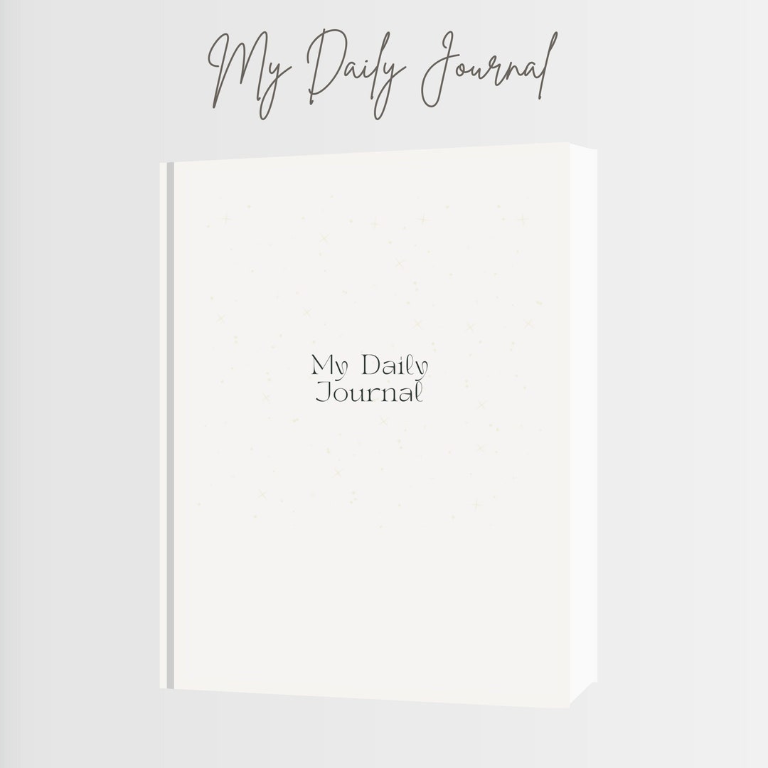 Daily Schedule Journal Digital Journal Instant Download Printable Daily ...