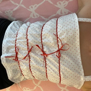 Ruched Tank Top With Bows! PDF Sewing Pattern (size Small, Medium ...