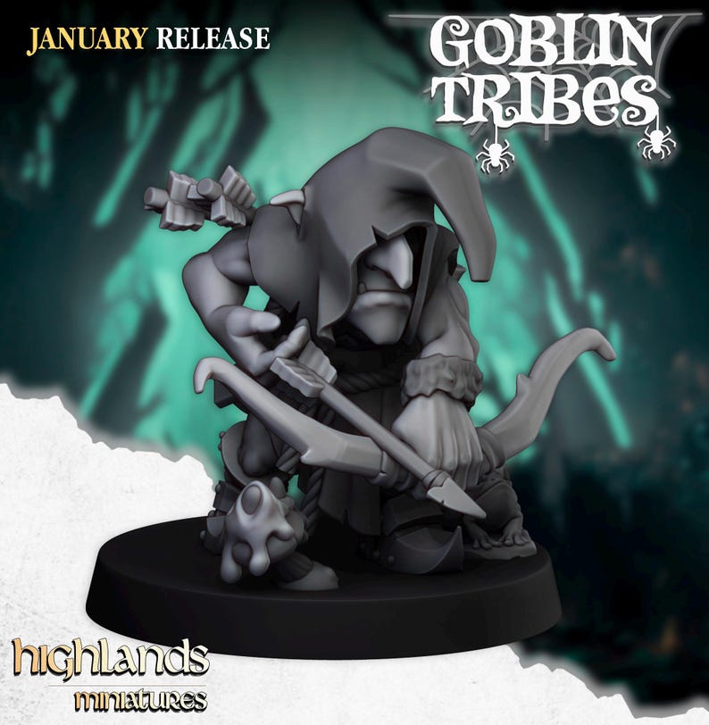 Swamp Goblin Archers - Goblin Tribes by Highlands - 3D Print - Fantasy ...