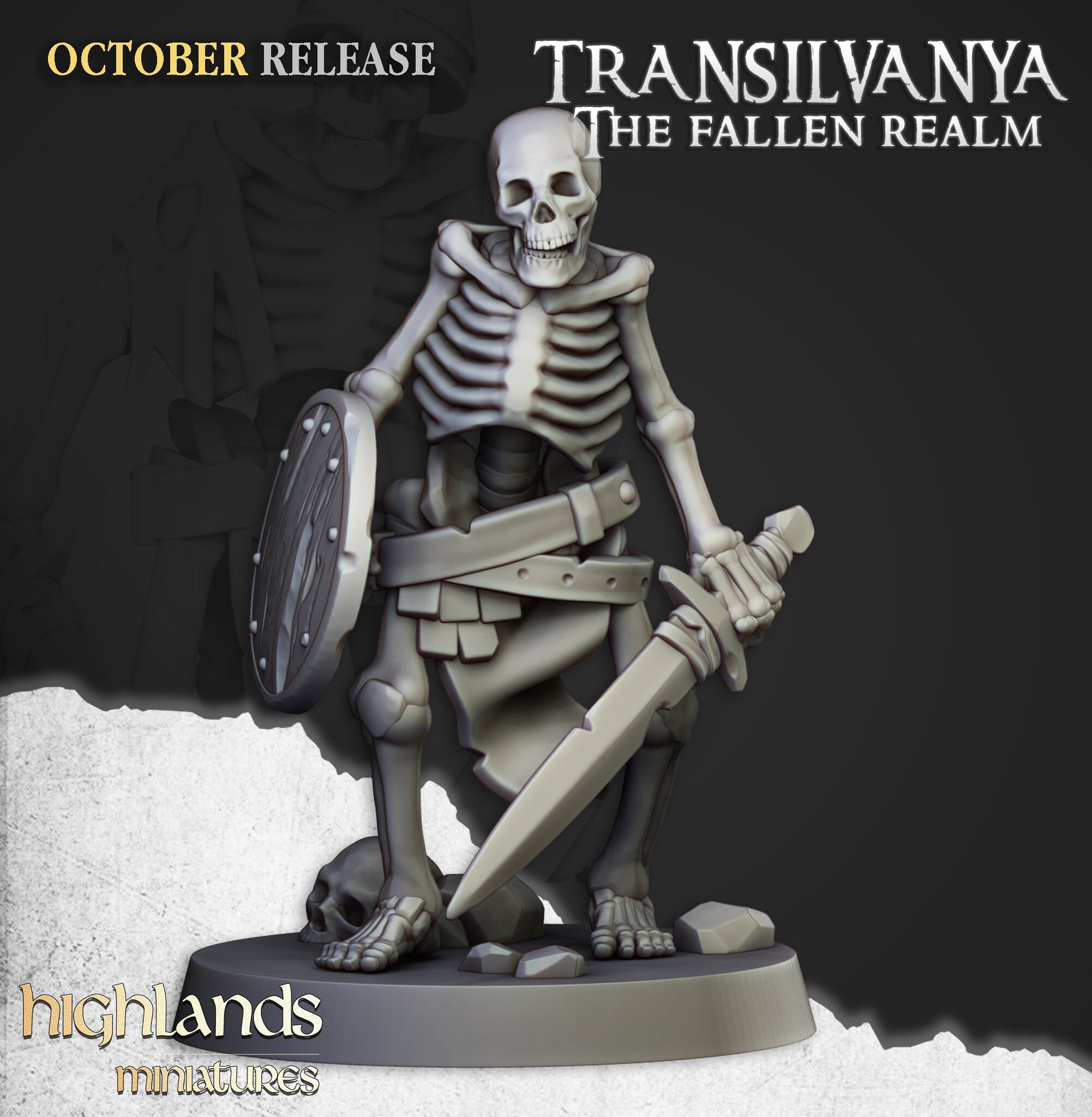 Skeleton Warriors Army by Highlands Miniatures - 3D Print - Fantasy ...