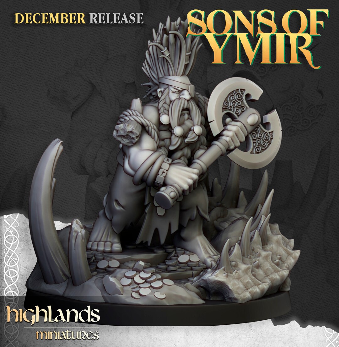 Dwarf Dragonseeker- Sons of Ymir by Highlands Miniatures - 3D Print ...
