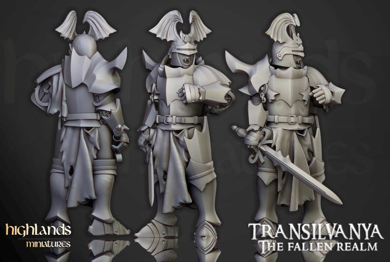 Vampire Neophytes by Highlands Miniatures - 3D Print - Fantasy - Dnd ...