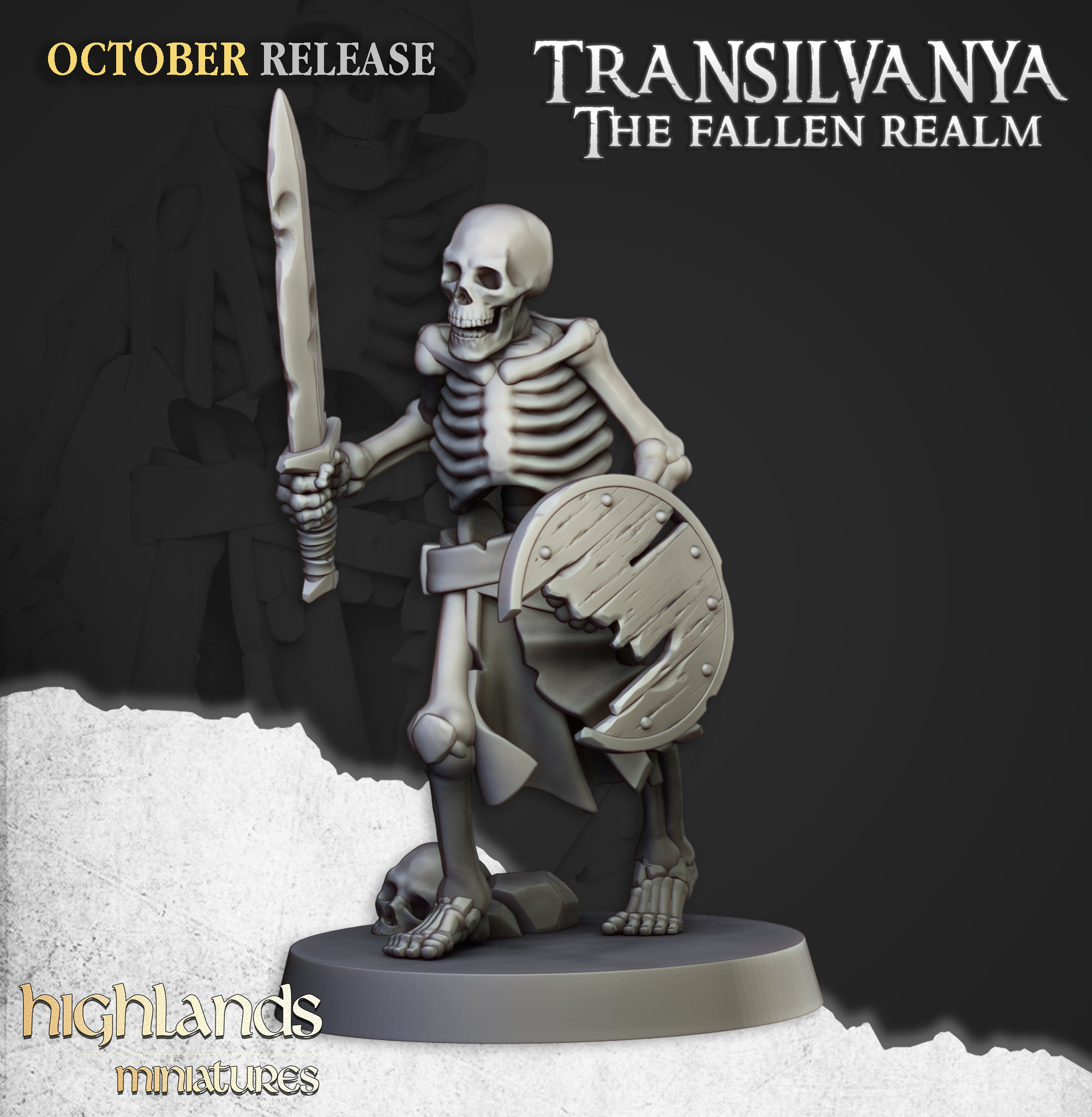 Skeleton Warriors Army by Highlands Miniatures - 3D Print - Fantasy ...