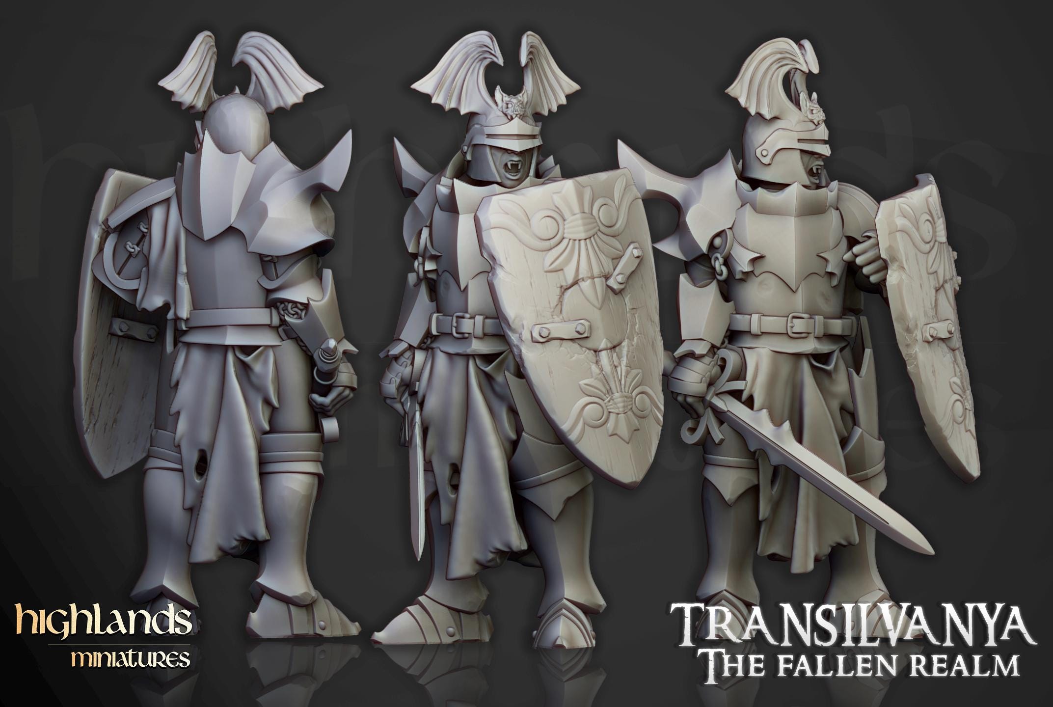 Vampire Neophytes by Highlands Miniatures - 3D Print - Fantasy - Dnd ...