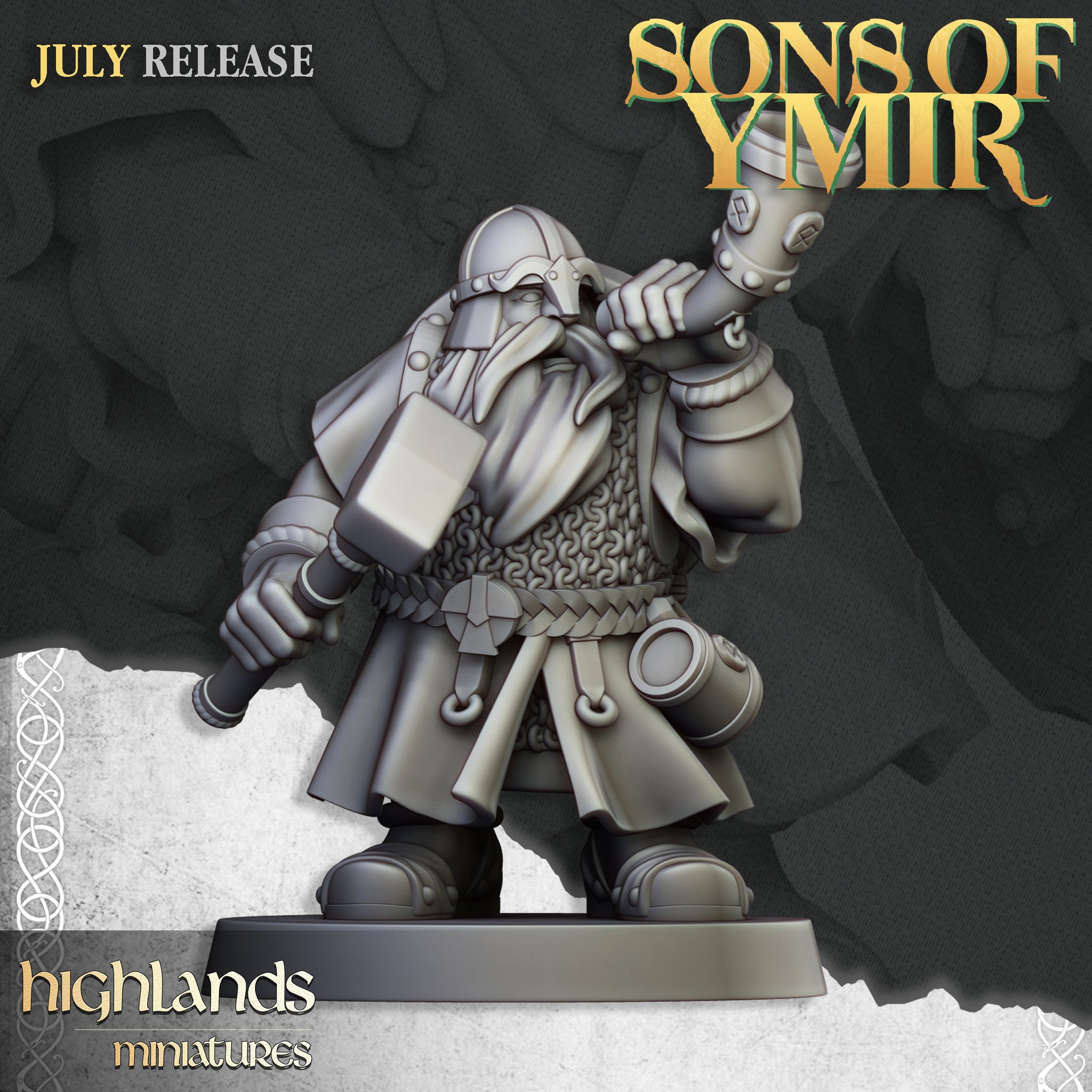 Dwarf Warrior Units - Sons of Ymir by Highlands Miniatures - 3D Print ...