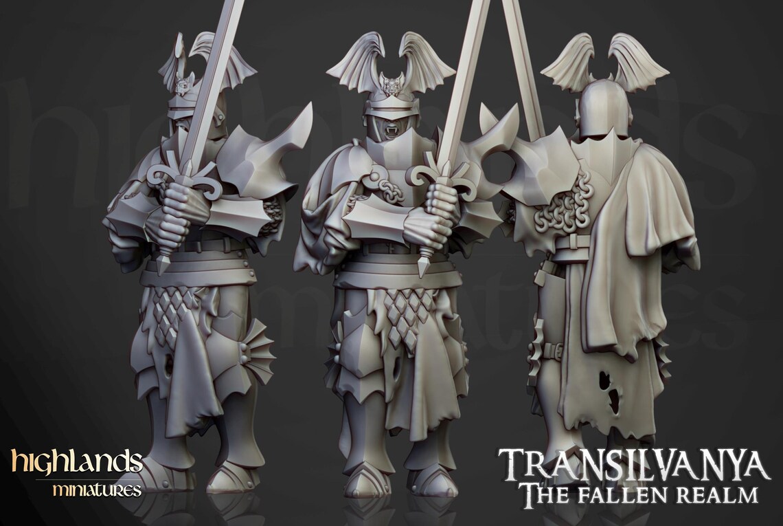 Vampire Neophytes by Highlands Miniatures - 3D Print - Fantasy - Dnd ...
