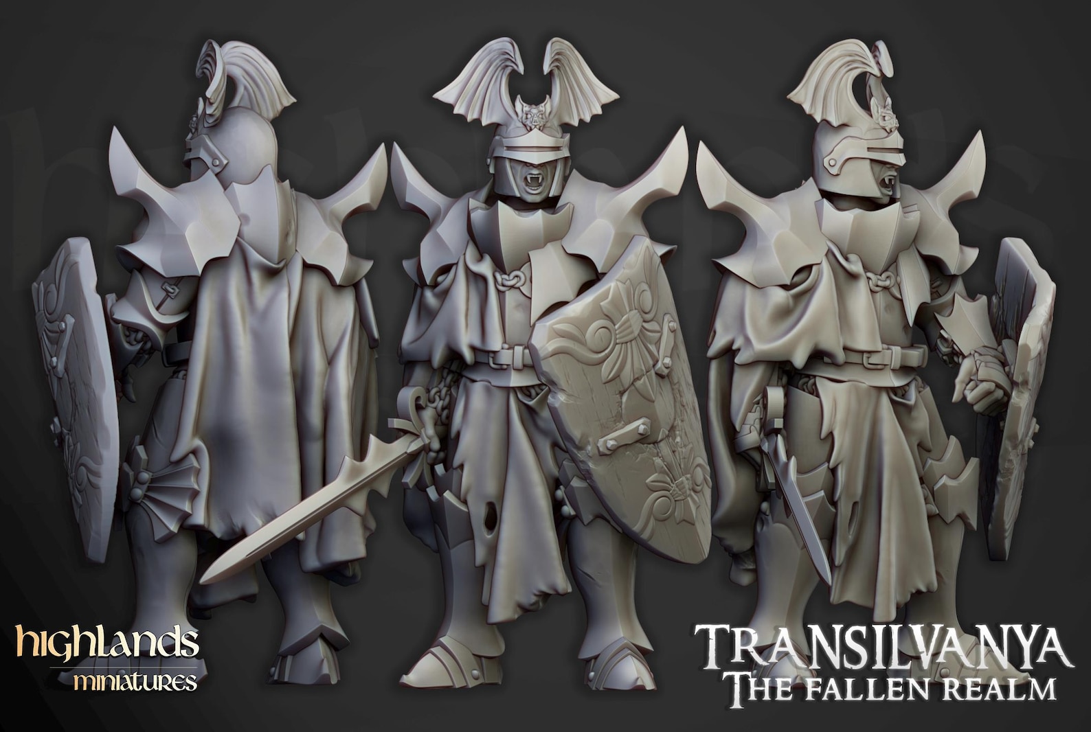 Vampire Neophytes by Highlands Miniatures - 3D Print - Fantasy - Dnd ...