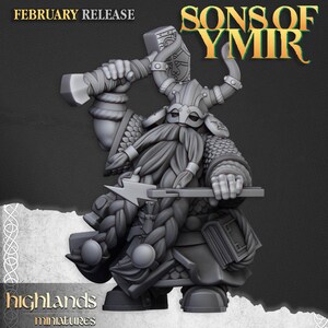 Dwarf Runemasters - Sons of Ymir by Highlands Miniatures - 3D Print ...