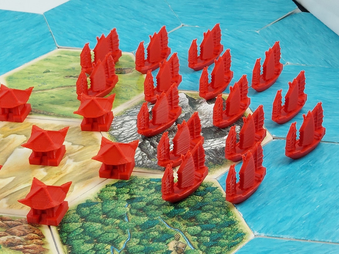 Settlers of Catan: Seafarers | Asian Dynasties | Old Colors | Custom - Etsy
