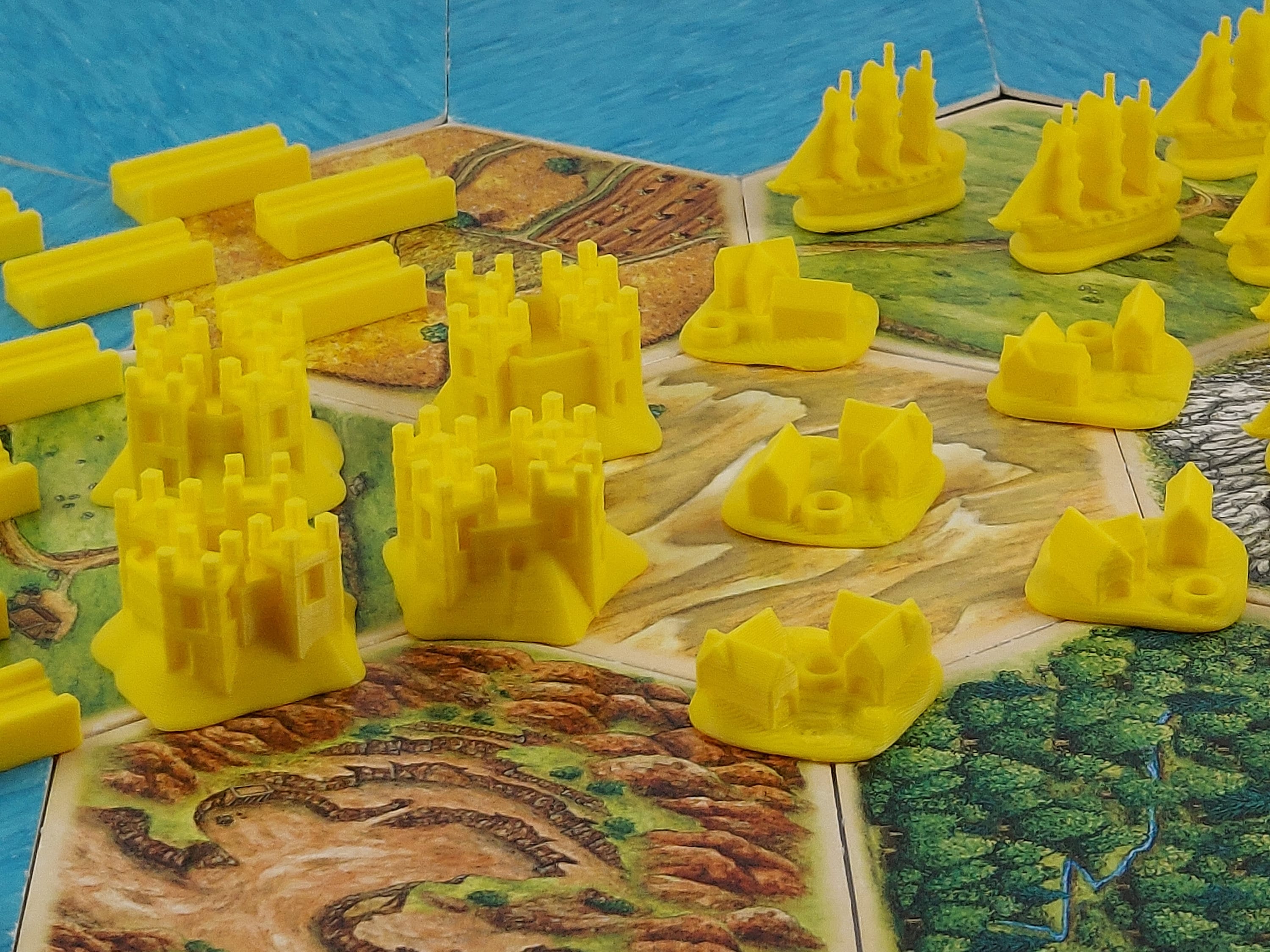 Settlers of Catan | Medieval Kingdoms | Old Colors | Custom - Etsy