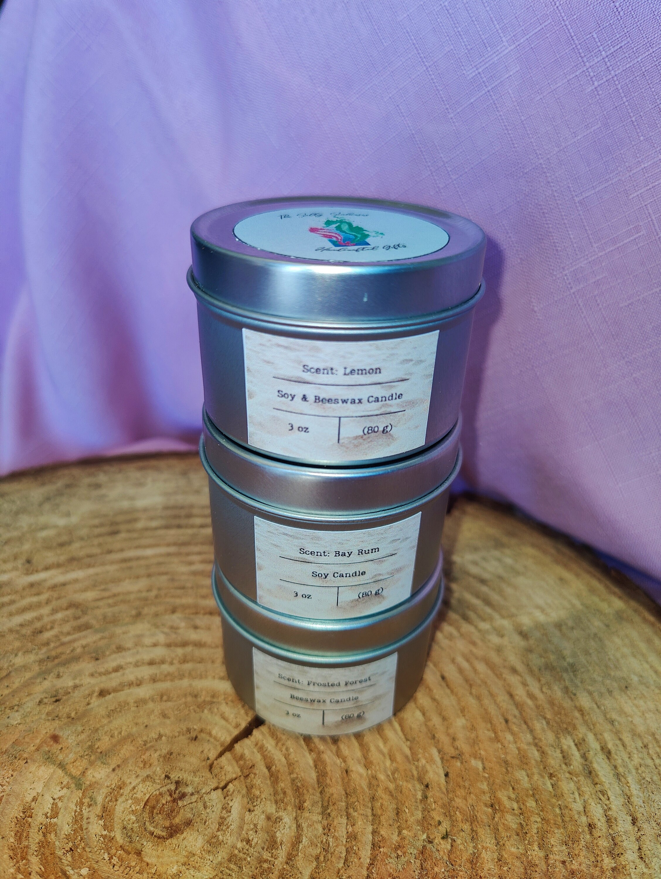 Mini Candle Sample Set 3 Exquisite 3-oz Candles for Blissful Ambiance ...