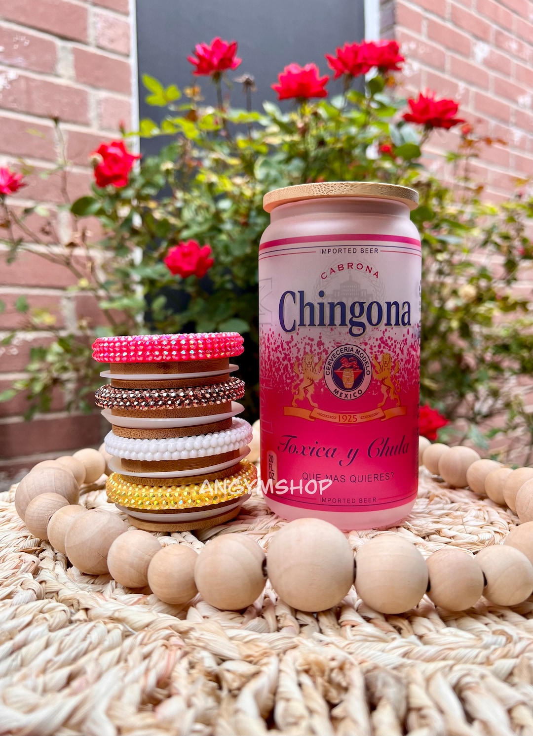 Chingona Beer, Chingona Mug, Chingona Glass, 16 Oz Glass Can, Beer ...