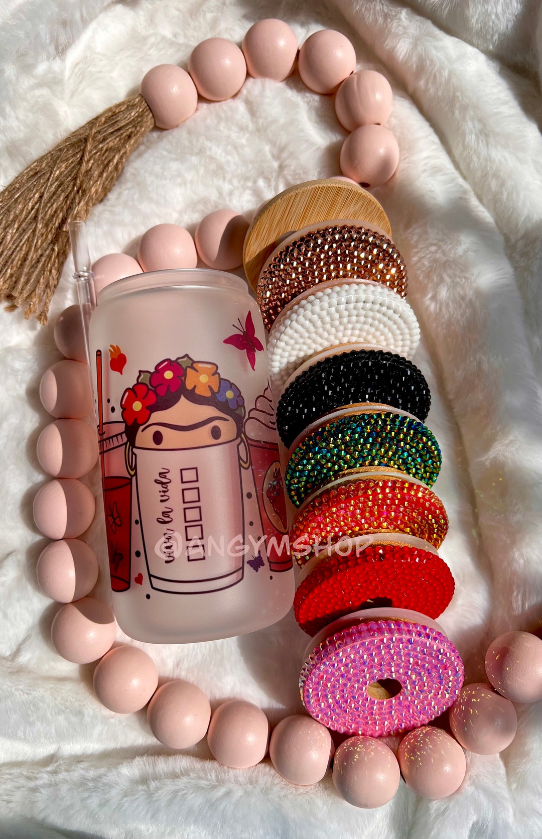 Frida Kahlo Glass Cup , Frida Latte, Cute Cups, Ice Coffee Cup, Beer ...