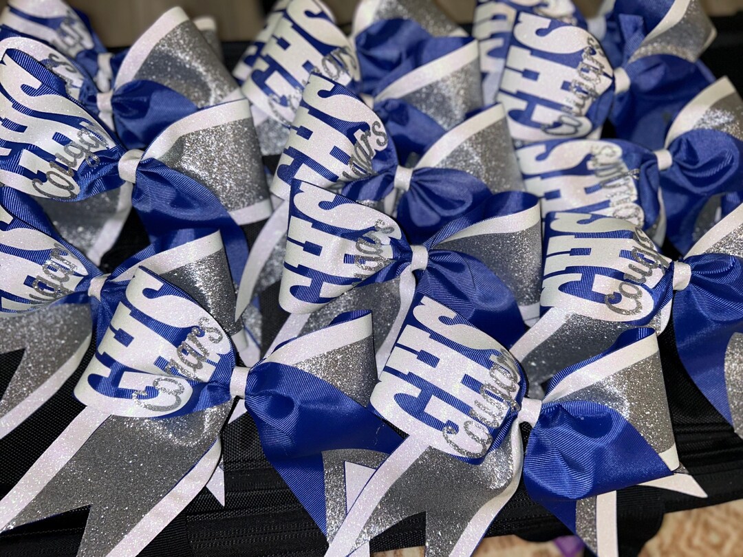 Competition Cheer Bow, Glam Cheer, Cheer Bows, Glitter Cheer Bow - Etsy