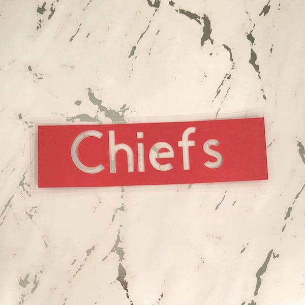 Chiefs Cutout - Etsy